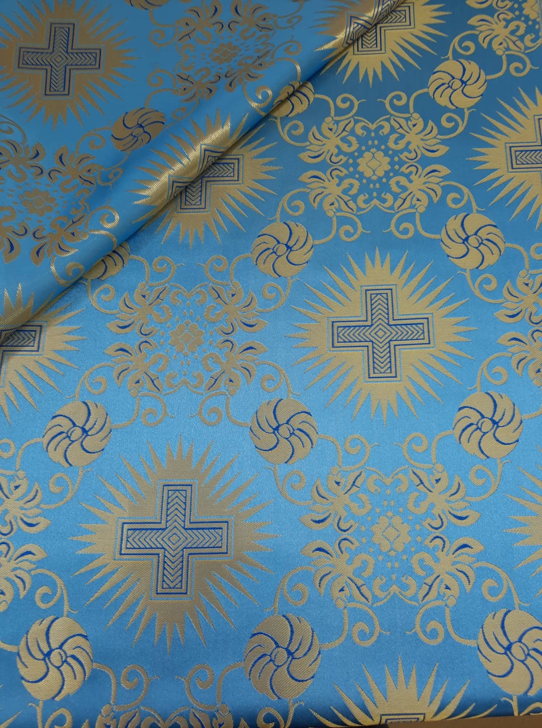 Metallic Brocade Church Fabrics Liturgical Fabric Vestments - Etsy