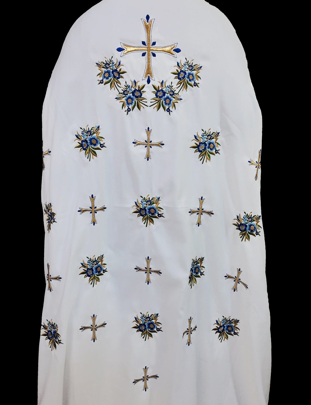 Greek Orthodox Fabric, Machine Embroidery, Available in Deacon, Priest ...