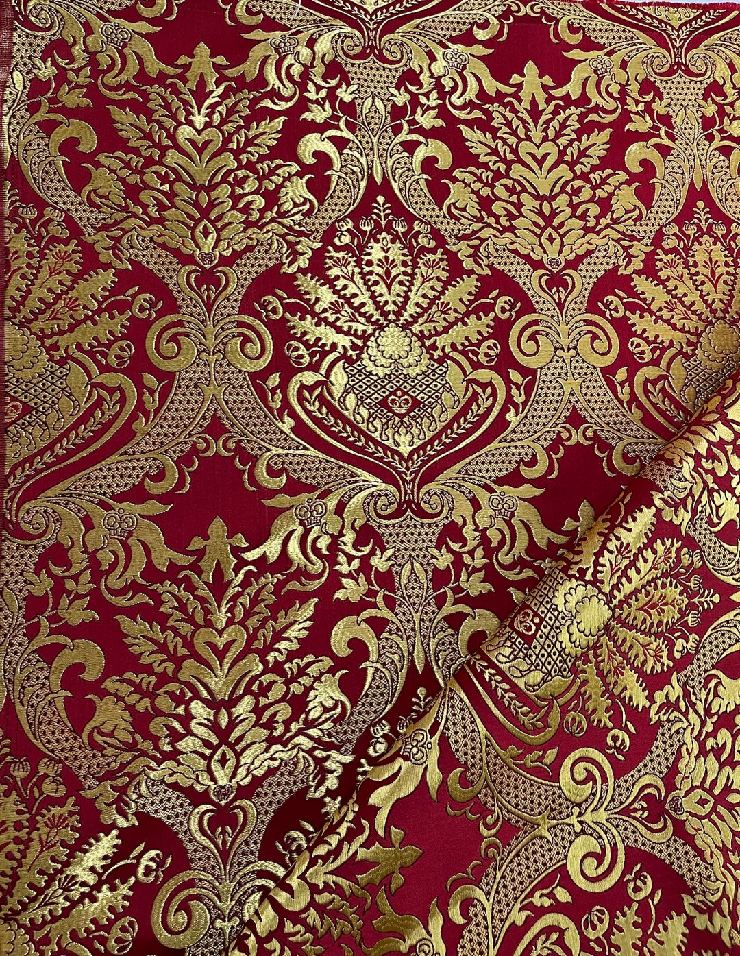 260cm 102 Inches Wide, Metallic Liturgical Fabric, Church Fabrics ...