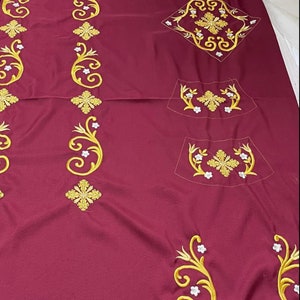 Vestimenta de sacerdote ortodoxo griego, bordado a máquina. - Etsy México