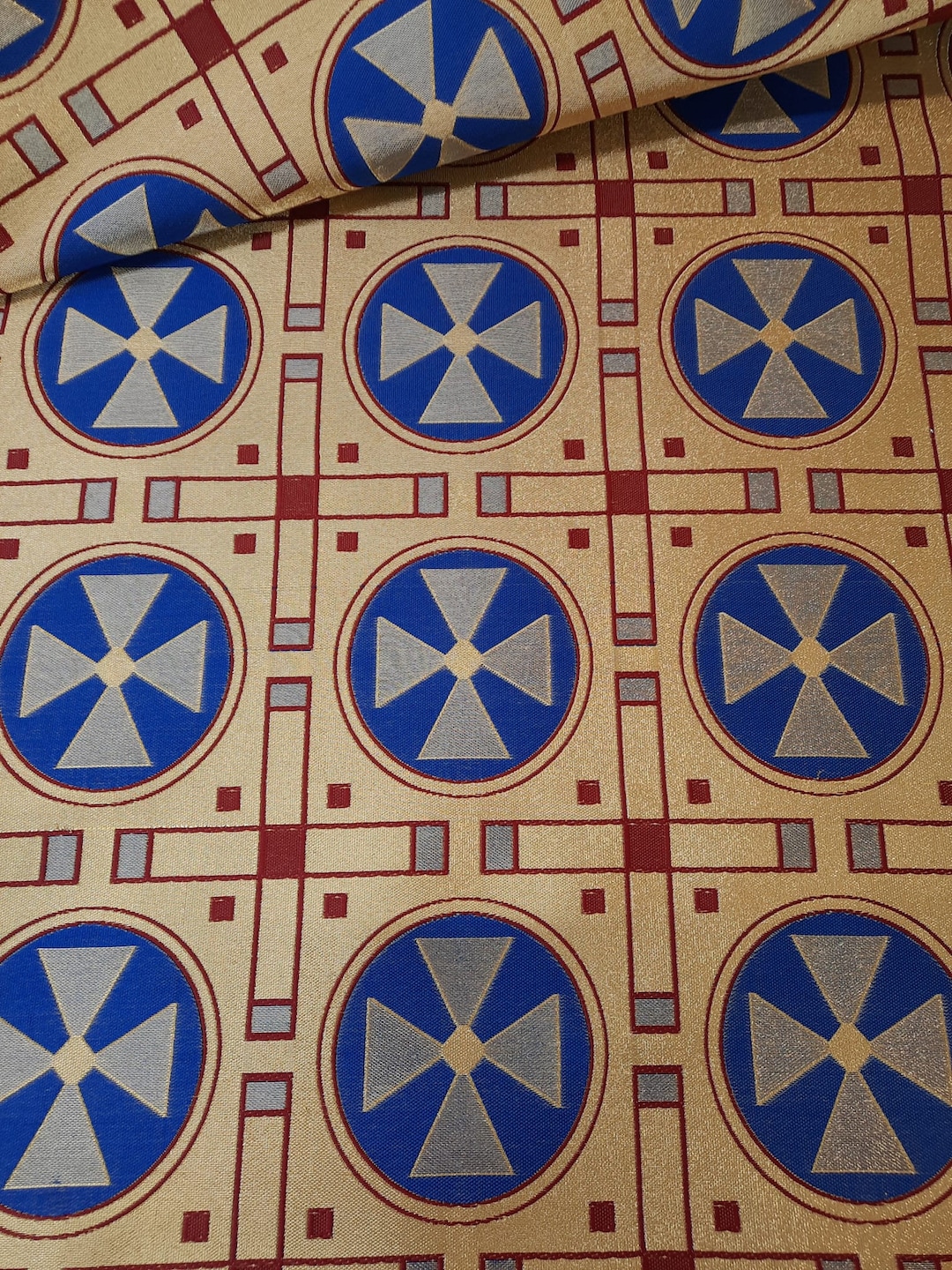 260cm (102'') Wide, Metallic Liturgical Fabric, Church Fabrics ...