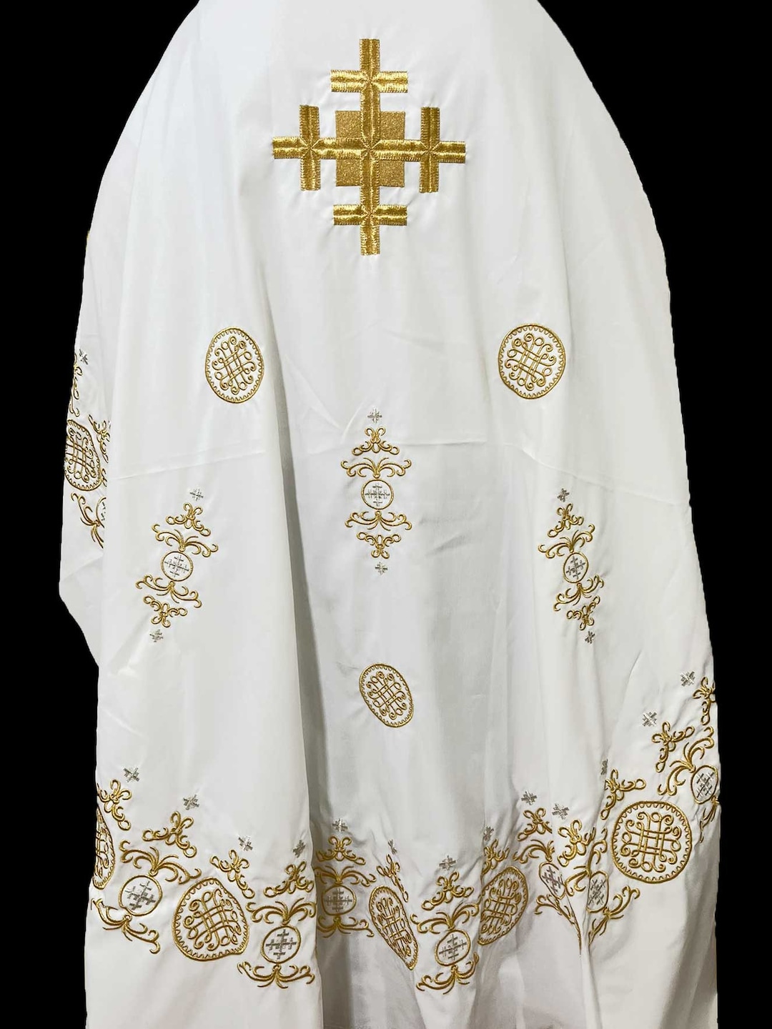 Greek Orthodox Fabric, Machine Embroidery, Available in Deacon, Priest ...