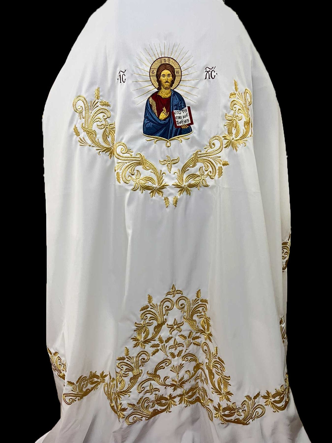 Greek Orthodox Fabric, Machine Embroidery, Available in Deacon, Priest ...