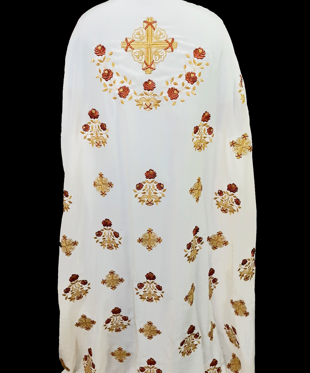 Greek Orthodox Fabric, Machine Embroidery, Available in Deacon, Priest ...