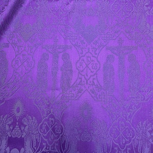 Liturgical Fabrics, Non Metallic Brocade, Church Fabrics, Crucifixion ...