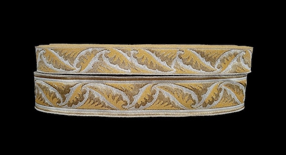 Metallic Ribbon Metallic Trim 2.5cm and 4cm Church Trim - Etsy