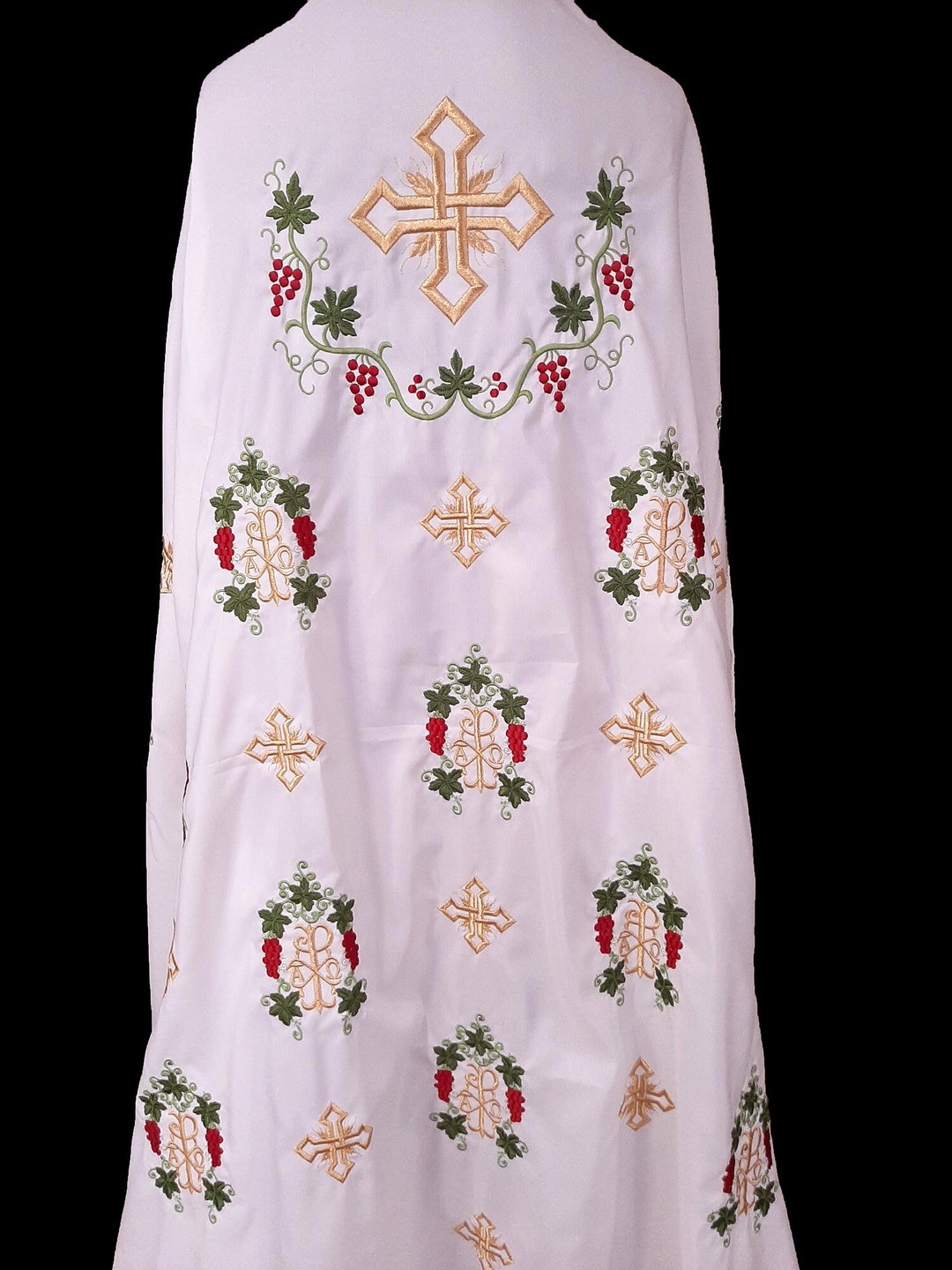 Greek Orthodox Fabric, Machine Embroidery, Available in Deacon, Priest ...