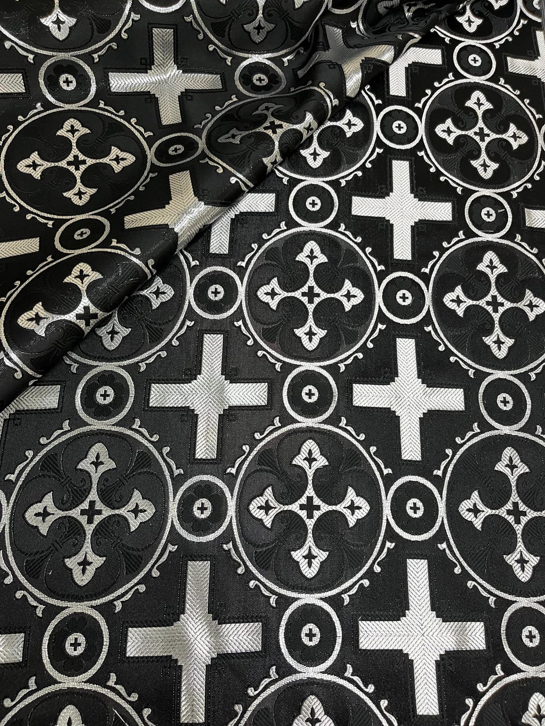 Telas litúrgicas, brocados no metálicos, telas para iglesia - Etsy España