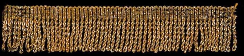 Gold Metallic Fringe, Church Liturgical Vestment, Gold and Silver Lurex ...