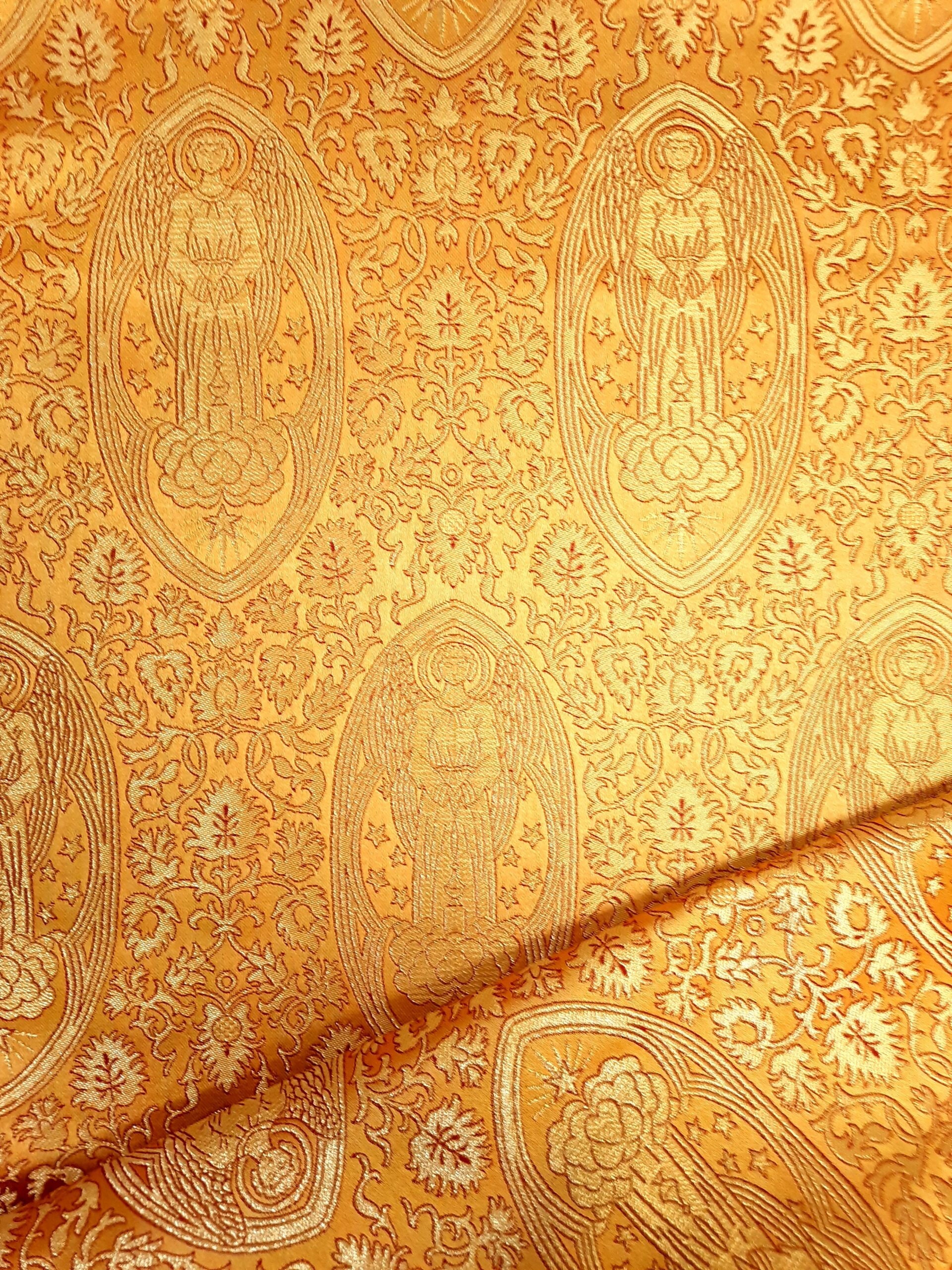 Sewing & Fiber New Angels Metallic Brocade Liturgical Brocade Church ...