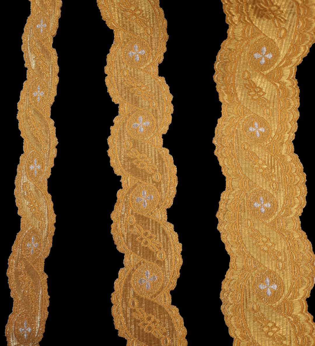 Metallic Ribbon, Metallic Trim, Zig Zag Ribbon, 2.5cm, 4cm and 7cm - Etsy