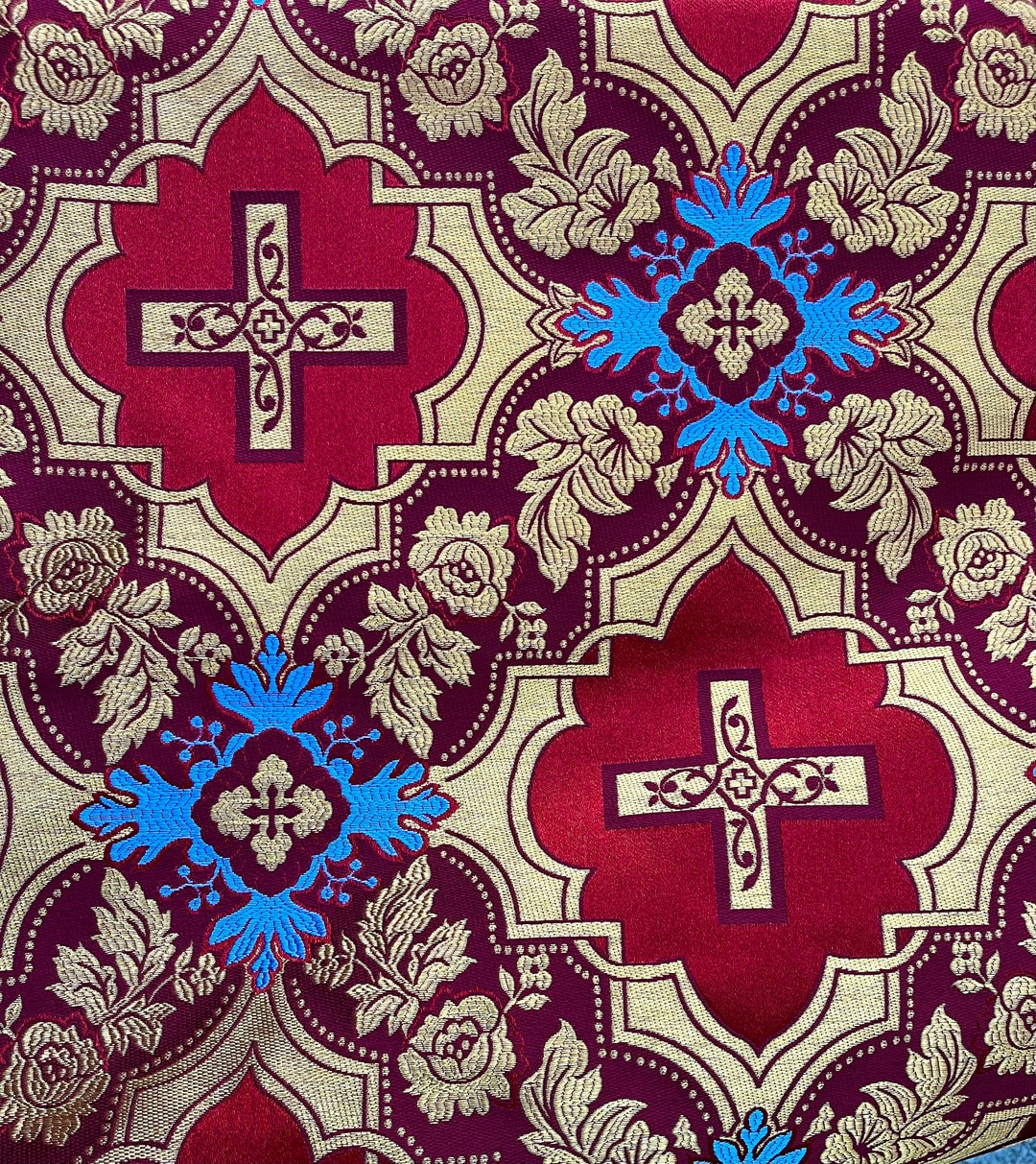Liturgical Fabrics, Non Metallic Brocade, Church Fabrics - Etsy