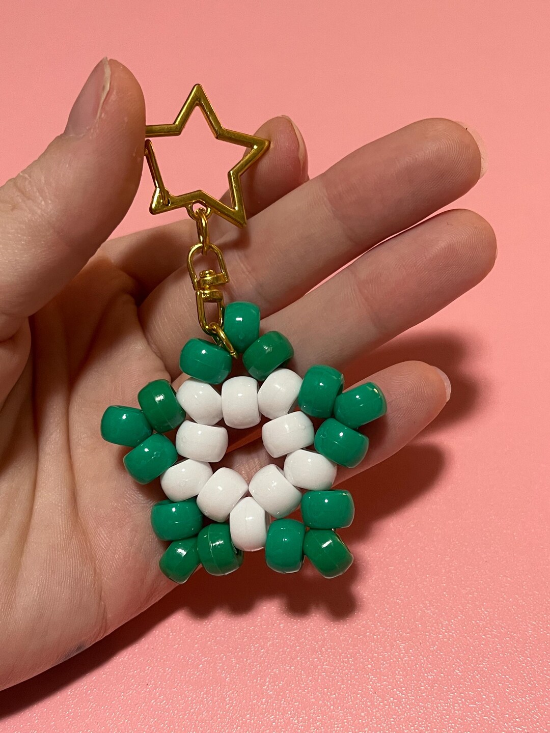 Kandi Star Keychain W/ Star Shaped Clip - Etsy