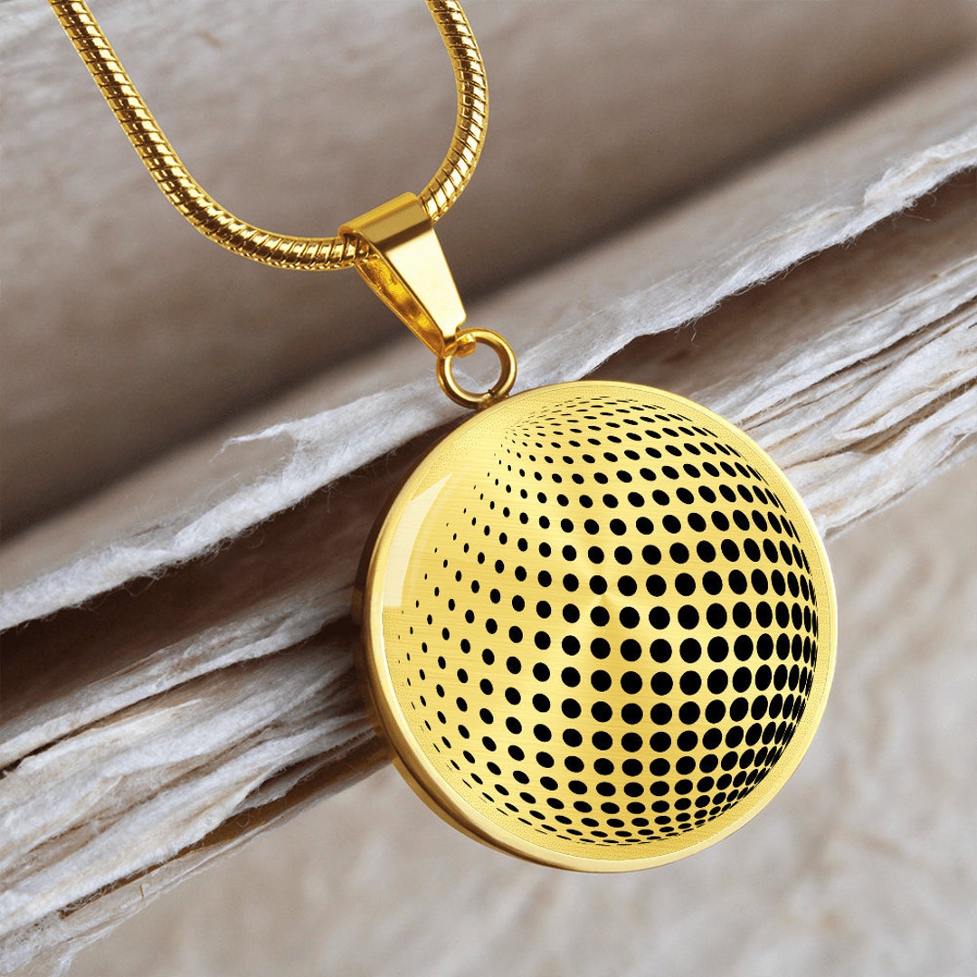 Golf Necklace With Engraving: Personalized Golf Pendant for - Etsy