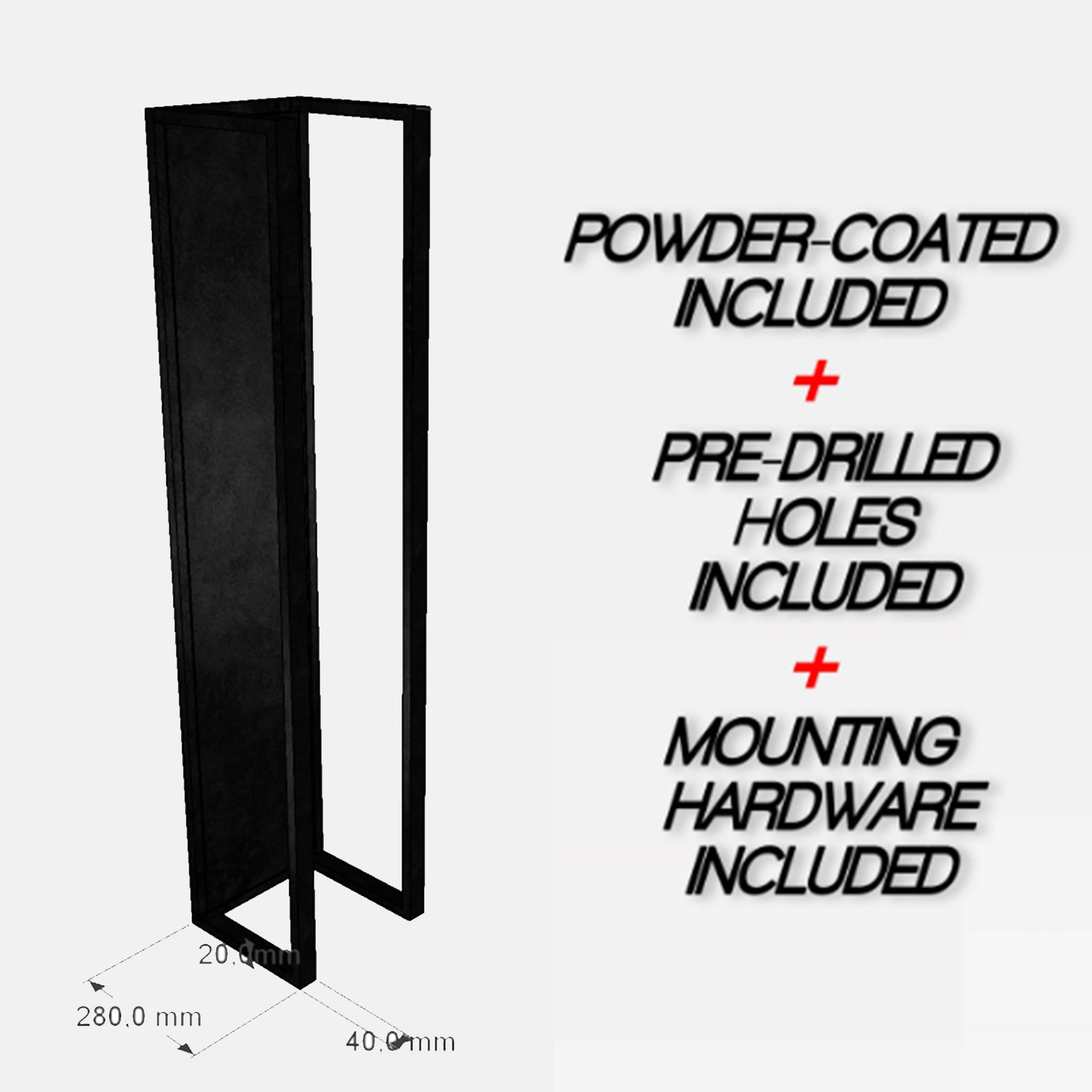 Firewood Rack With Wall Protection Plate Black DISMOUNTED - Etsy