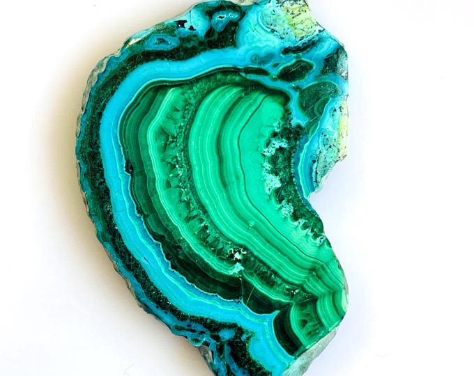 Rare Chrysocolla Malachite Slab Natural Azurite Malachite Preform ...
