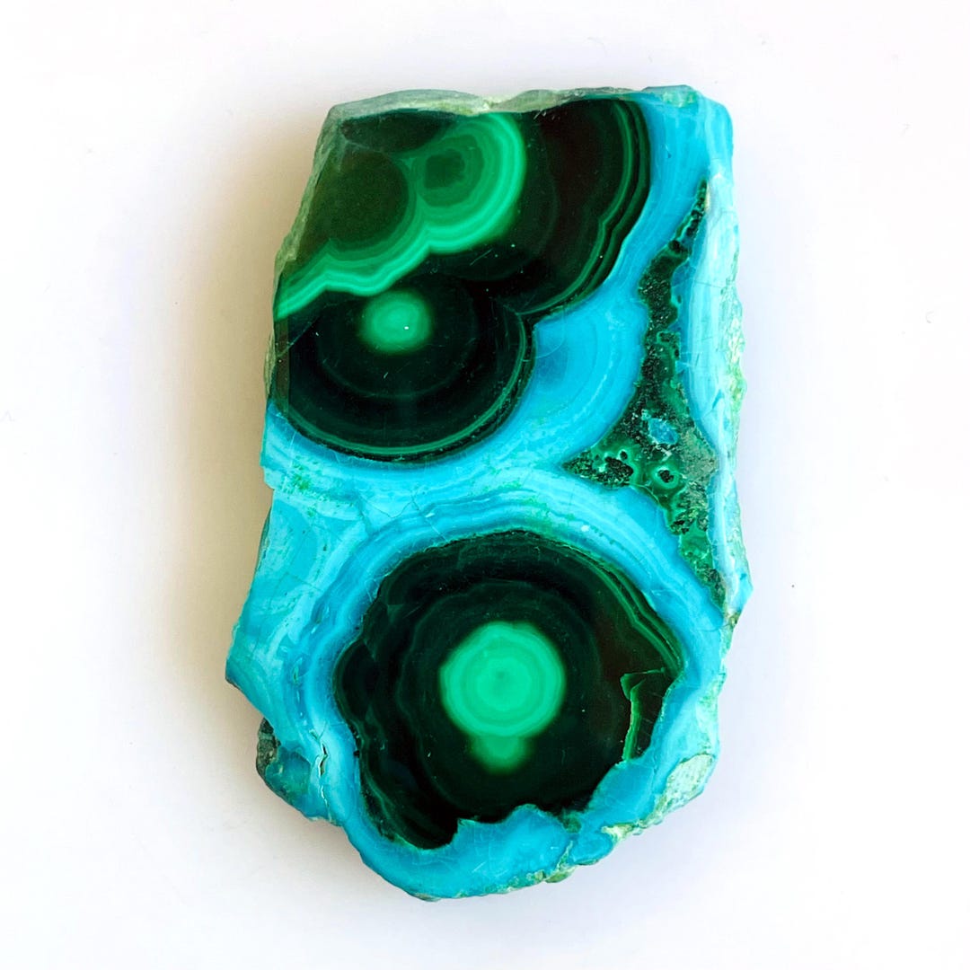 Rare Chrysocolla Malachite Slab Natural Azurite Malachite Preform ...
