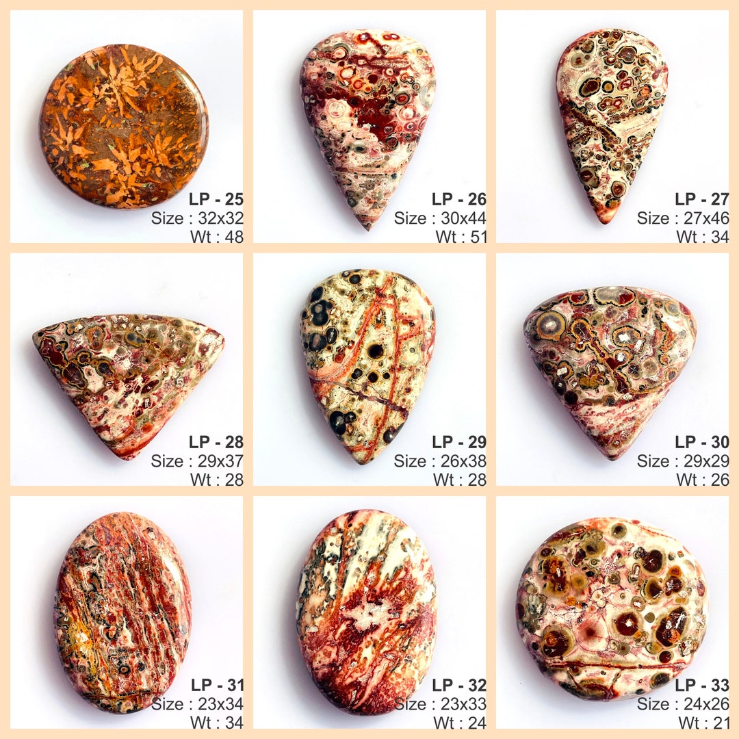 Natural Leopard Skin Jasper Cabochon - Etsy