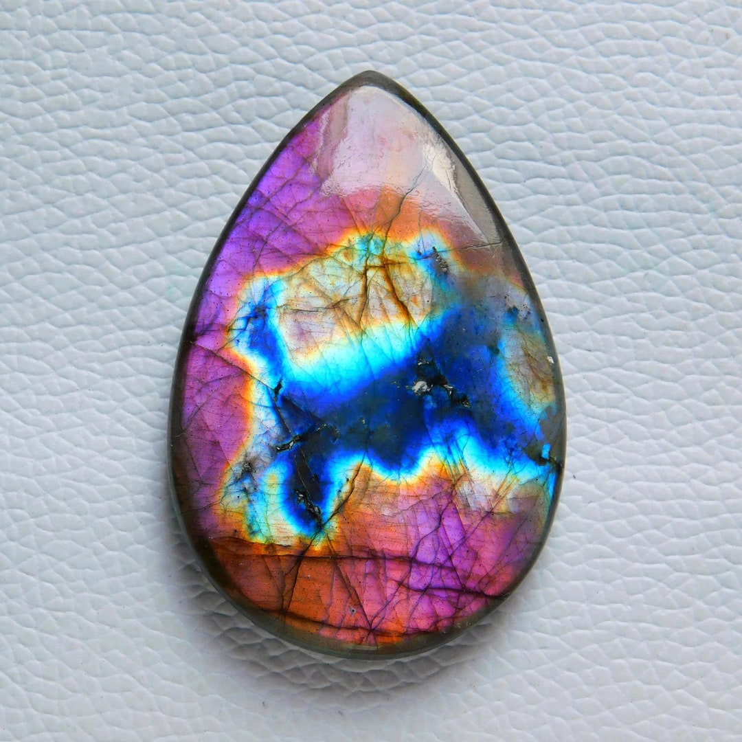 Multi Fire Labradorite, Flashy Labradorite Pebble Stone, Natural ...