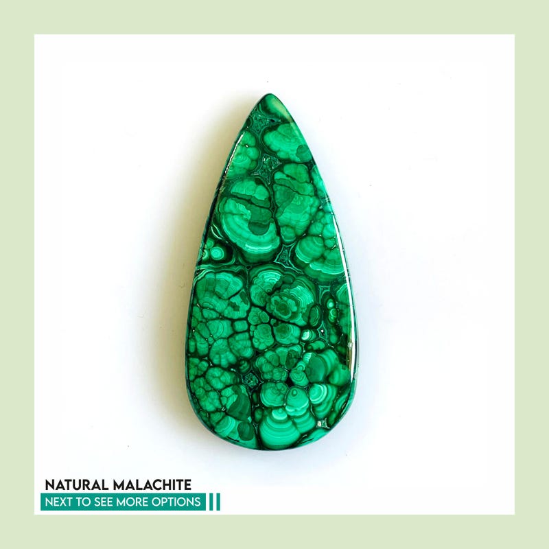 Malachite Jewelry - Etsy