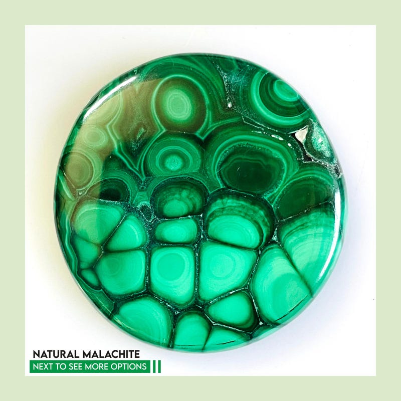 Malachite Jewelry - Etsy