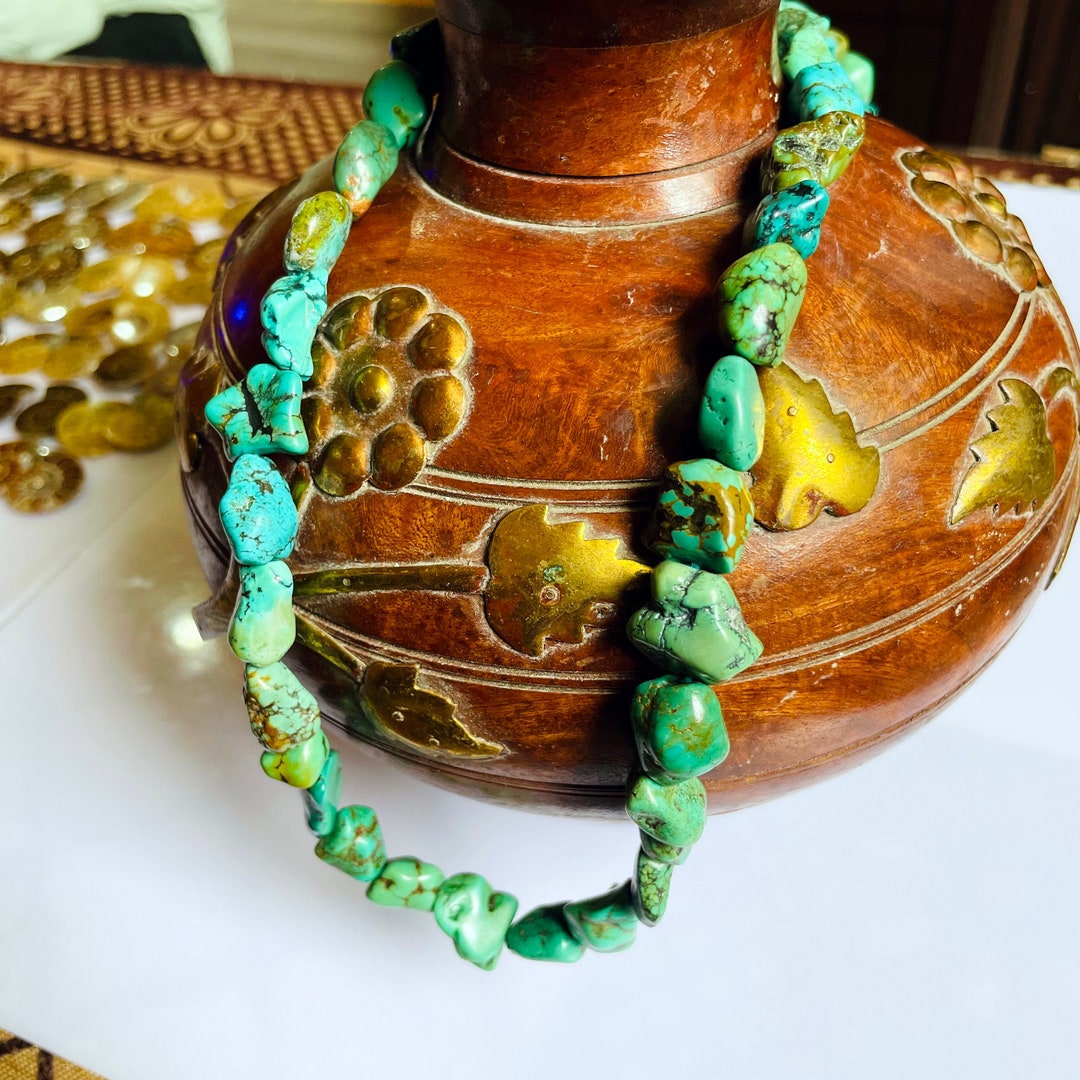 Genuine Turquoise Beads Natural Turquoise Nugget Turquoise Seed Beads ...