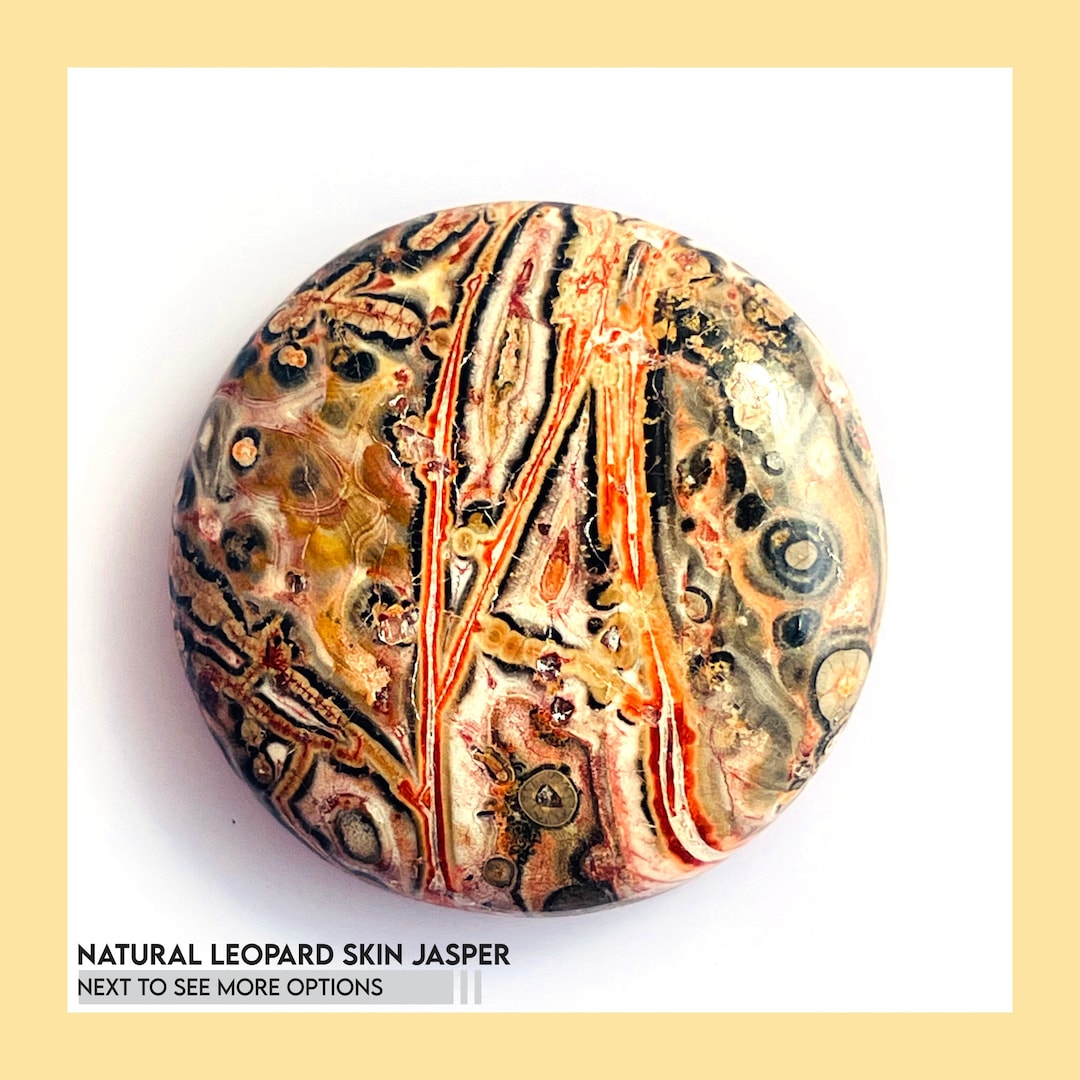 Natural Leopard Skin Jasper Cabochon - Etsy