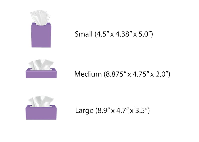 Urban French Tissue Box Cover. Cube and Rectangle Tissue Box - Etsy