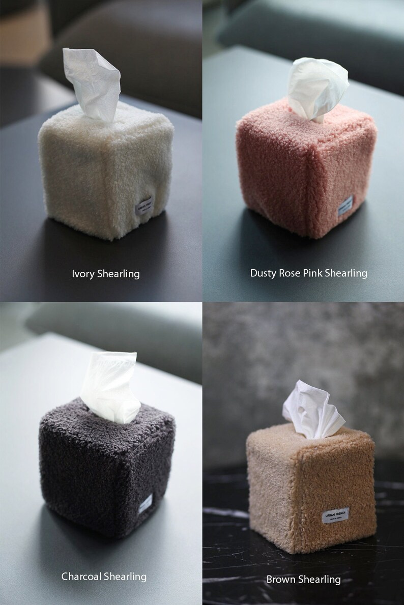 Urban French Tissue Box Cover. Cube and Rectangle Tissue Box - Etsy