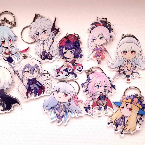 Fate Grand Order Keychain - Etsy