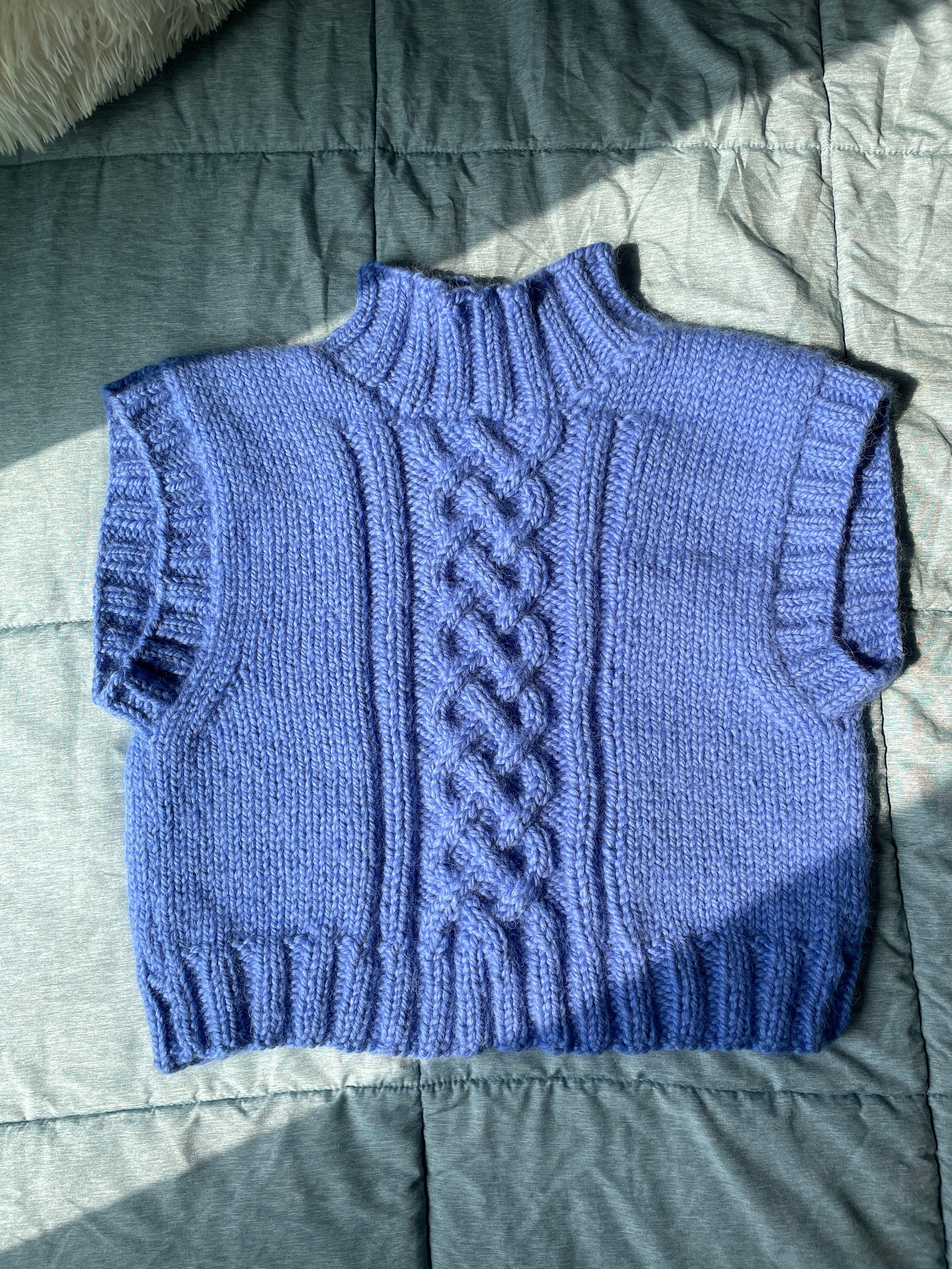 Magnolia Vest Cable Knitting Pattern | Etsy