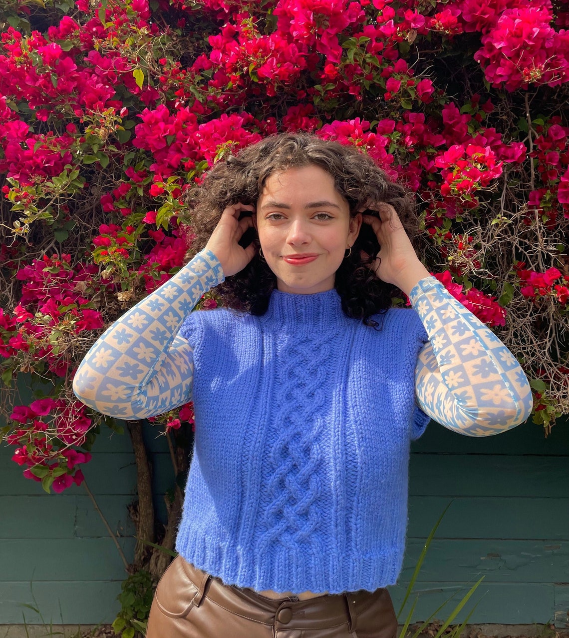 Magnolia Vest Cable Knitting Pattern - Etsy