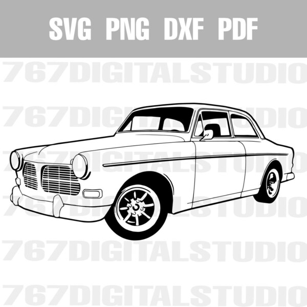 Volvo Clip Art - Etsy