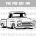 1958 Chevy Truck SVG | Vintage Classic Pickup Vector | Dxf Png Pdf Cut ...