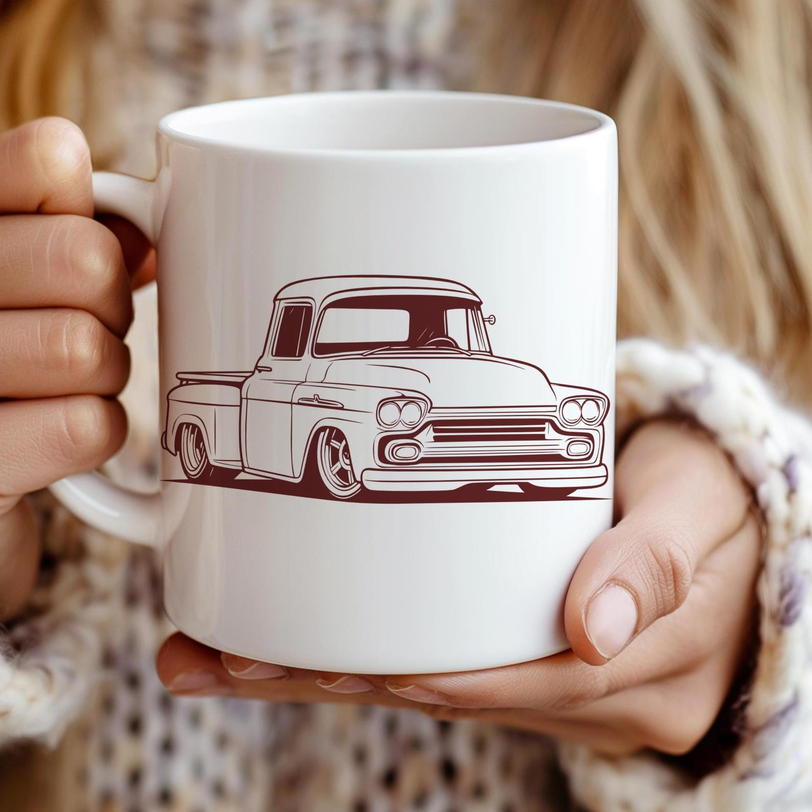 1958 Chevy Truck SVG | Vintage Classic Pickup Vector | Dxf Png Pdf Cut ...