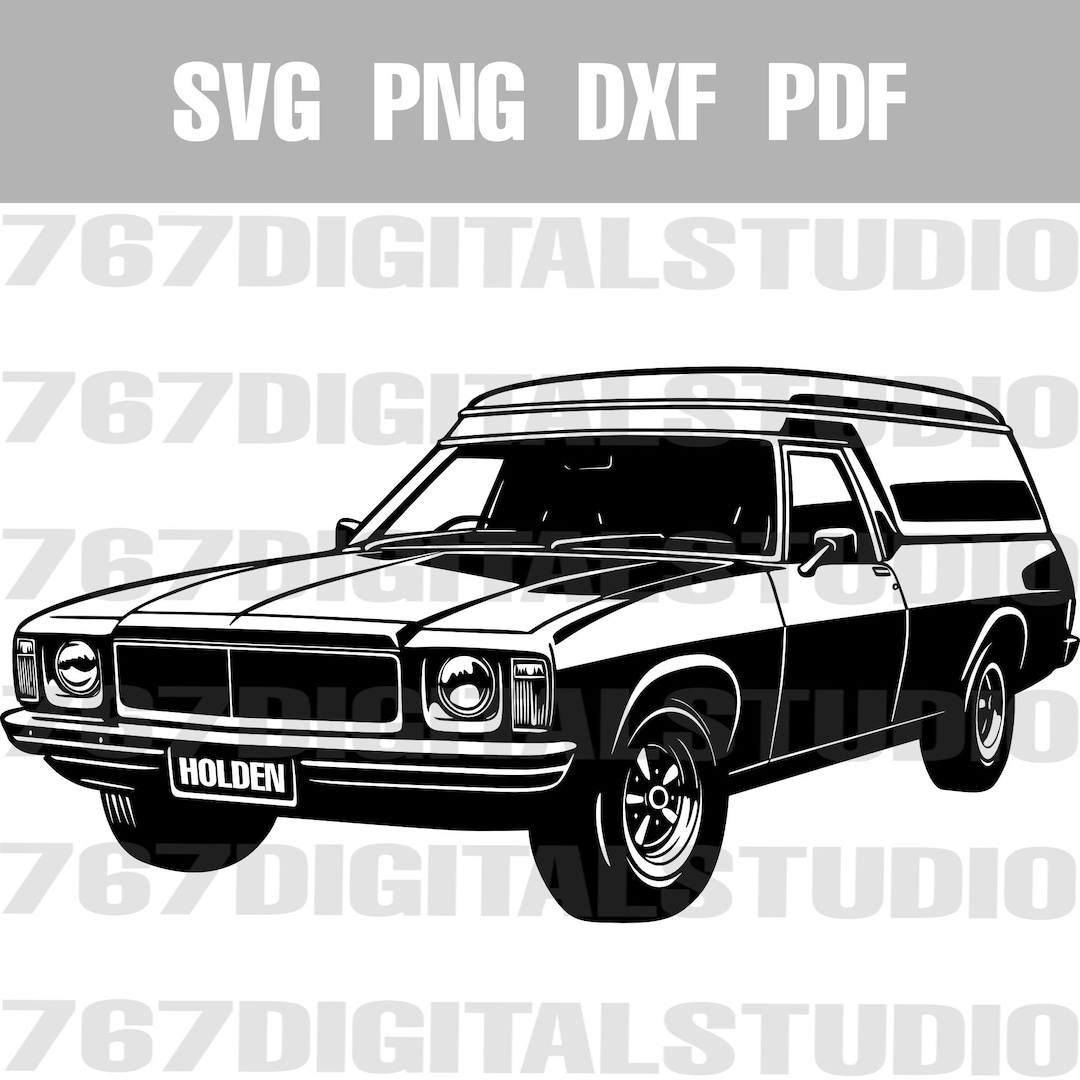 1974 Holden Sandman SVG Png Dxf Pdf Automotive Vector Files Clip Art ...