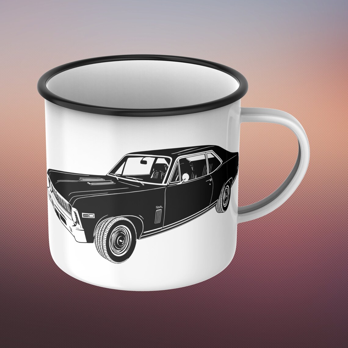 1969 Chevy Nova SS 396 SVG | Classic Muscle-car Vector Clip Art | PNG ...