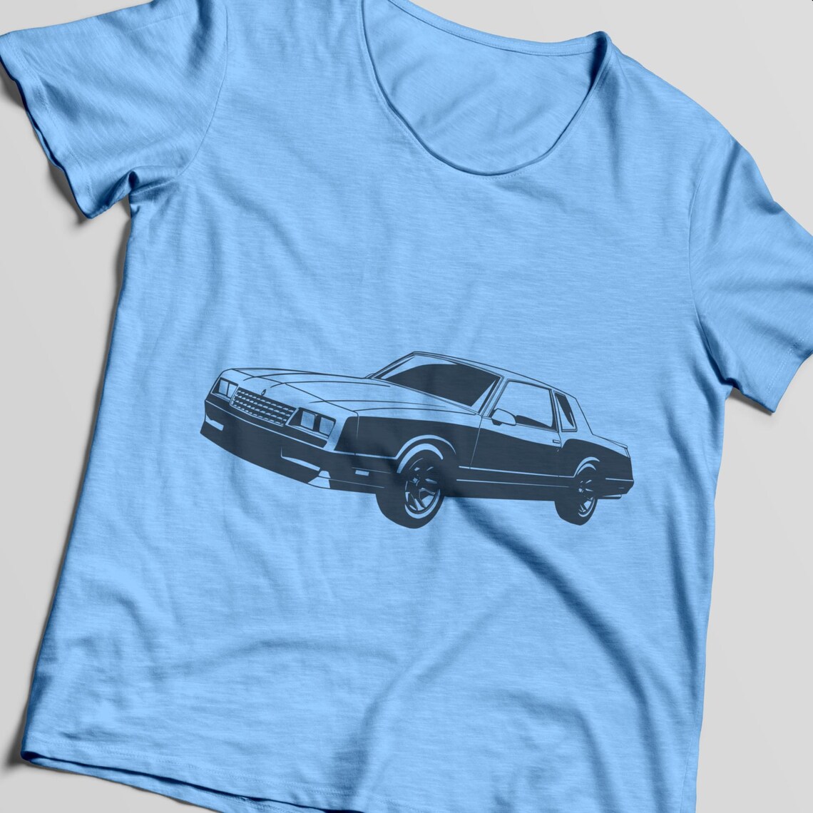 1984-88 Chevy Monte Carlo SS SVG – G-body Muscle Car Vector Cut File ...