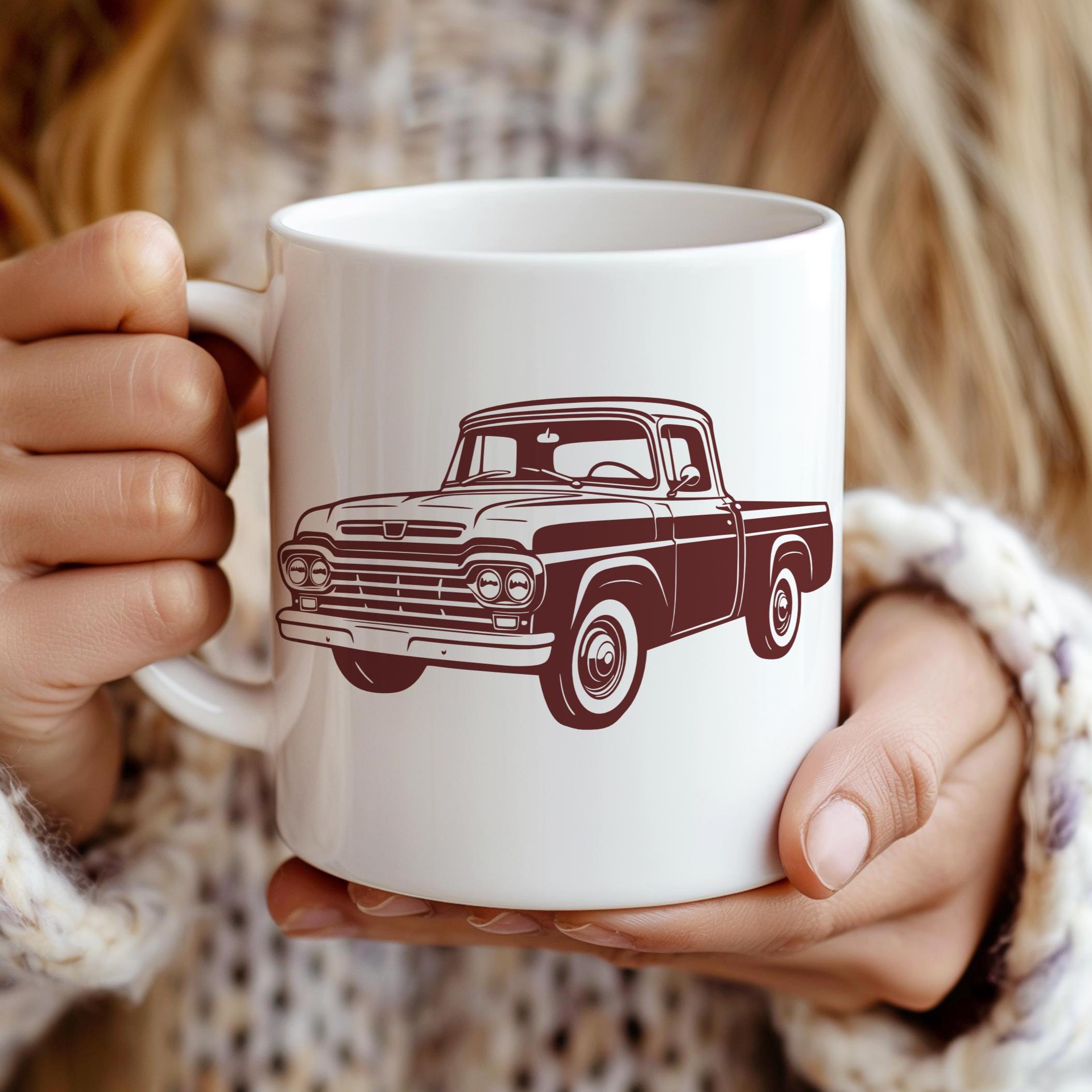 1960 Ford F100 Truck SVG Png Dxf Pdf Automotive Vector Files Clip Art ...