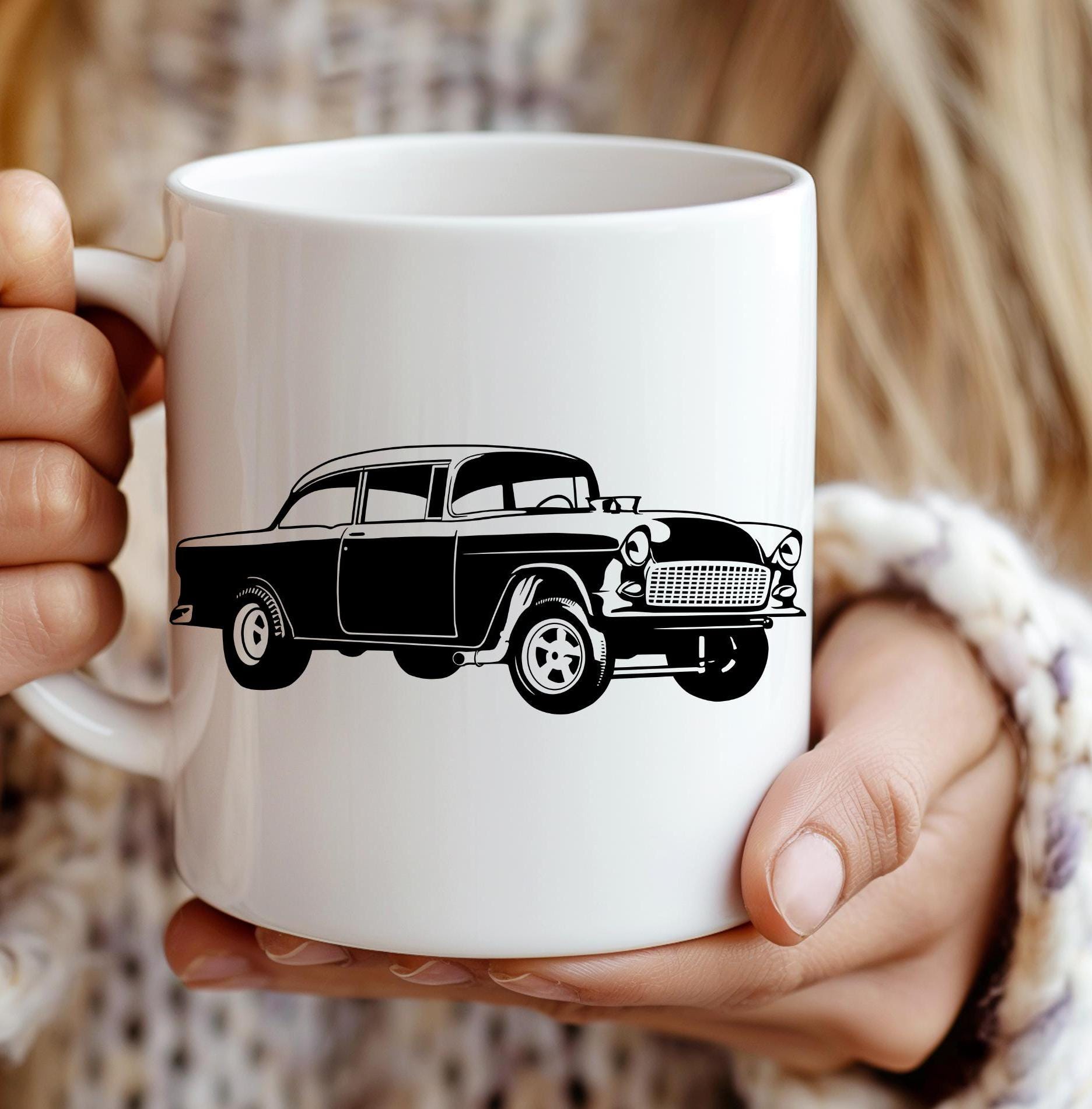 1955 Chevy Gasser SVG: Drag Racing Hot-rod Vector (digital Download - Etsy