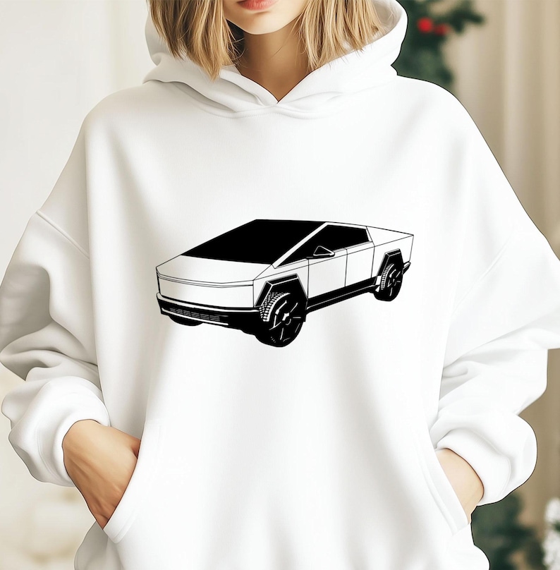 Tesla Cybertruck Vector Art Illustration - Elon Musk - Svg Dxf Png Pdf ...