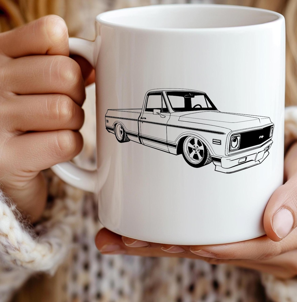 1972 Chevy Truck SVG | Classic C10 Pickup Clip Art | DXF PNG Pdf Vector ...