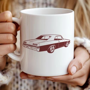 1966 Chevy Impala SVG (front & Rear Views) – PNG DXF Pdf Cut Files for ...