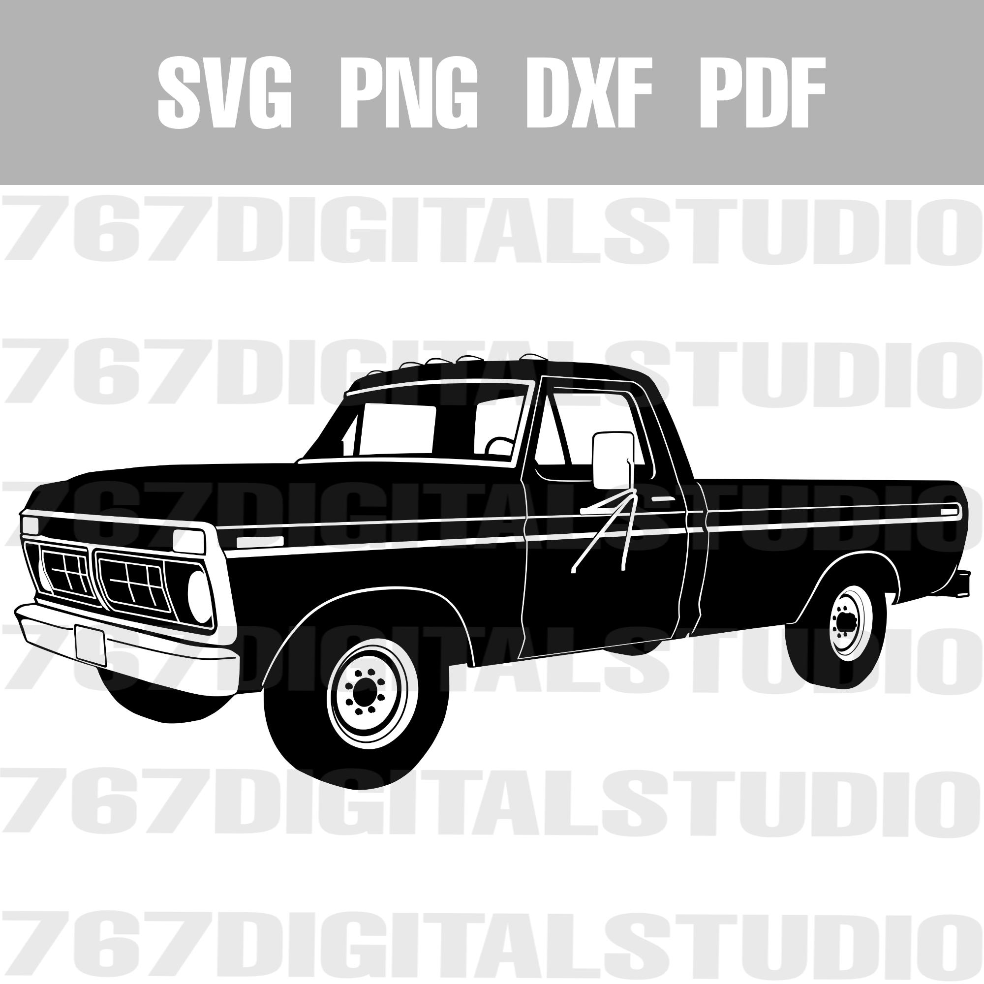 Silueta De Camioneta F250