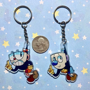 Cuphead Keychains - Etsy
