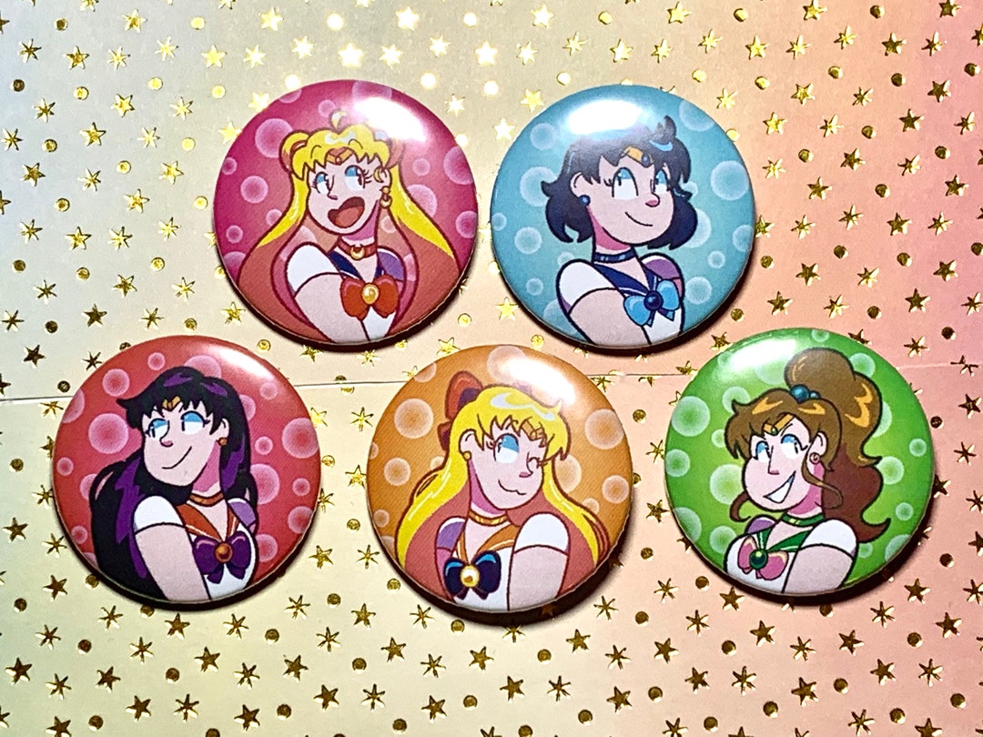 Sailor Scouts Buttons - Etsy