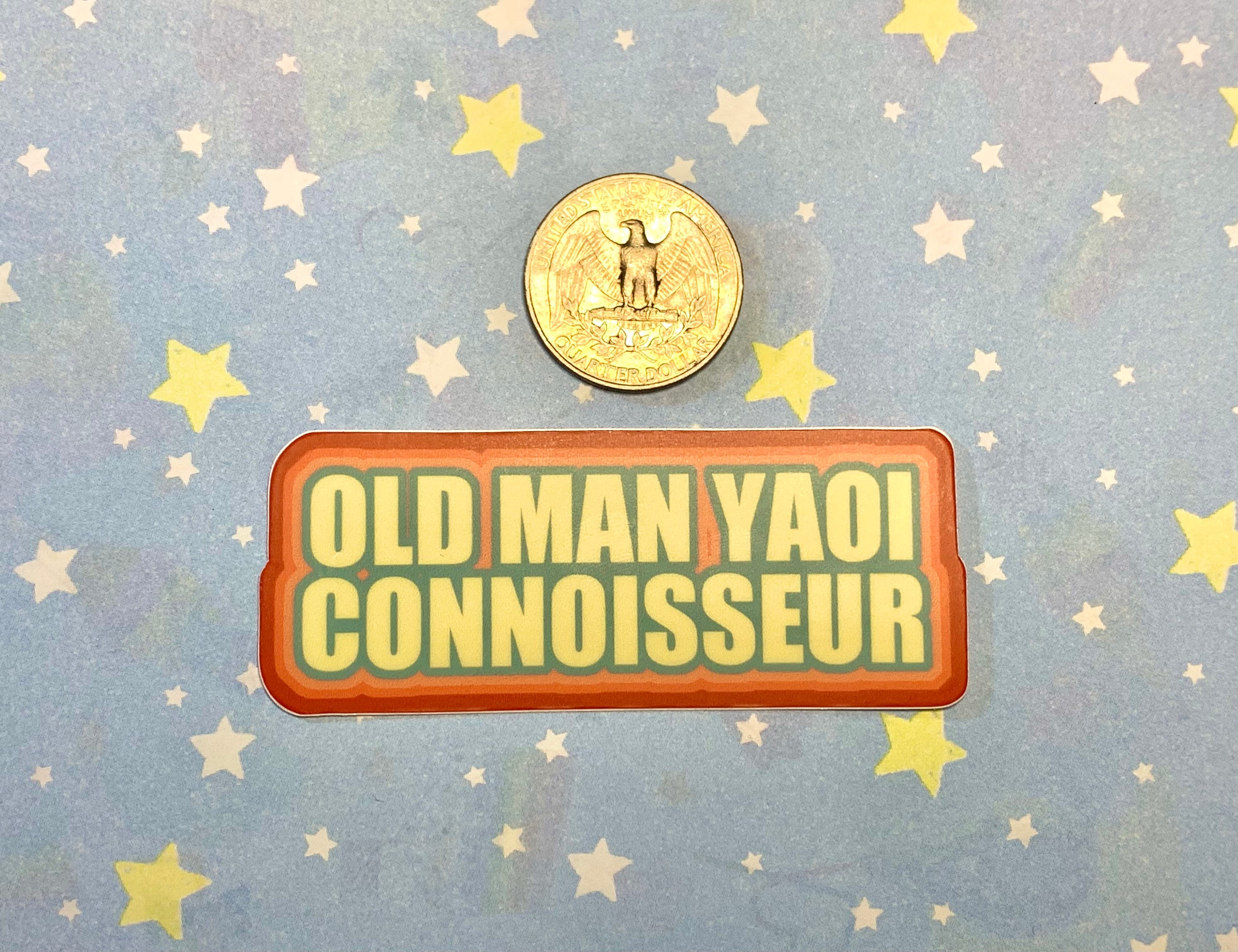 Old Man Yaoi Connoisseur Sticker - Etsy