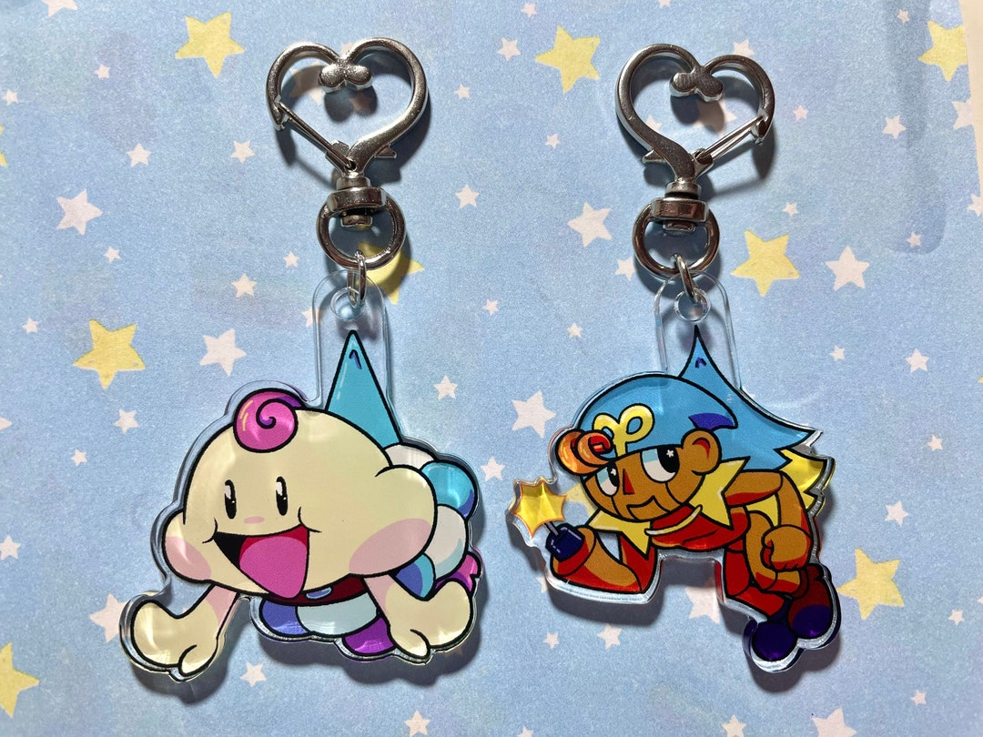 Mallow and Geno Keychains - Etsy