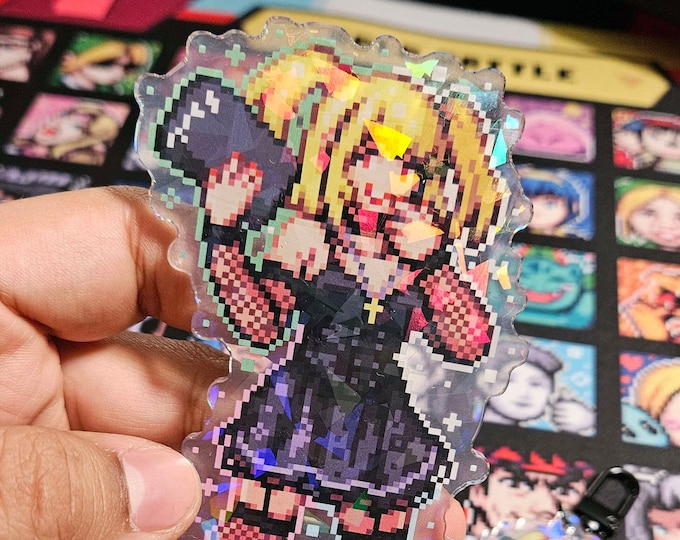 Ded Note Anime Pixel Art Acrylic Standees and Charms | Double Sided ...