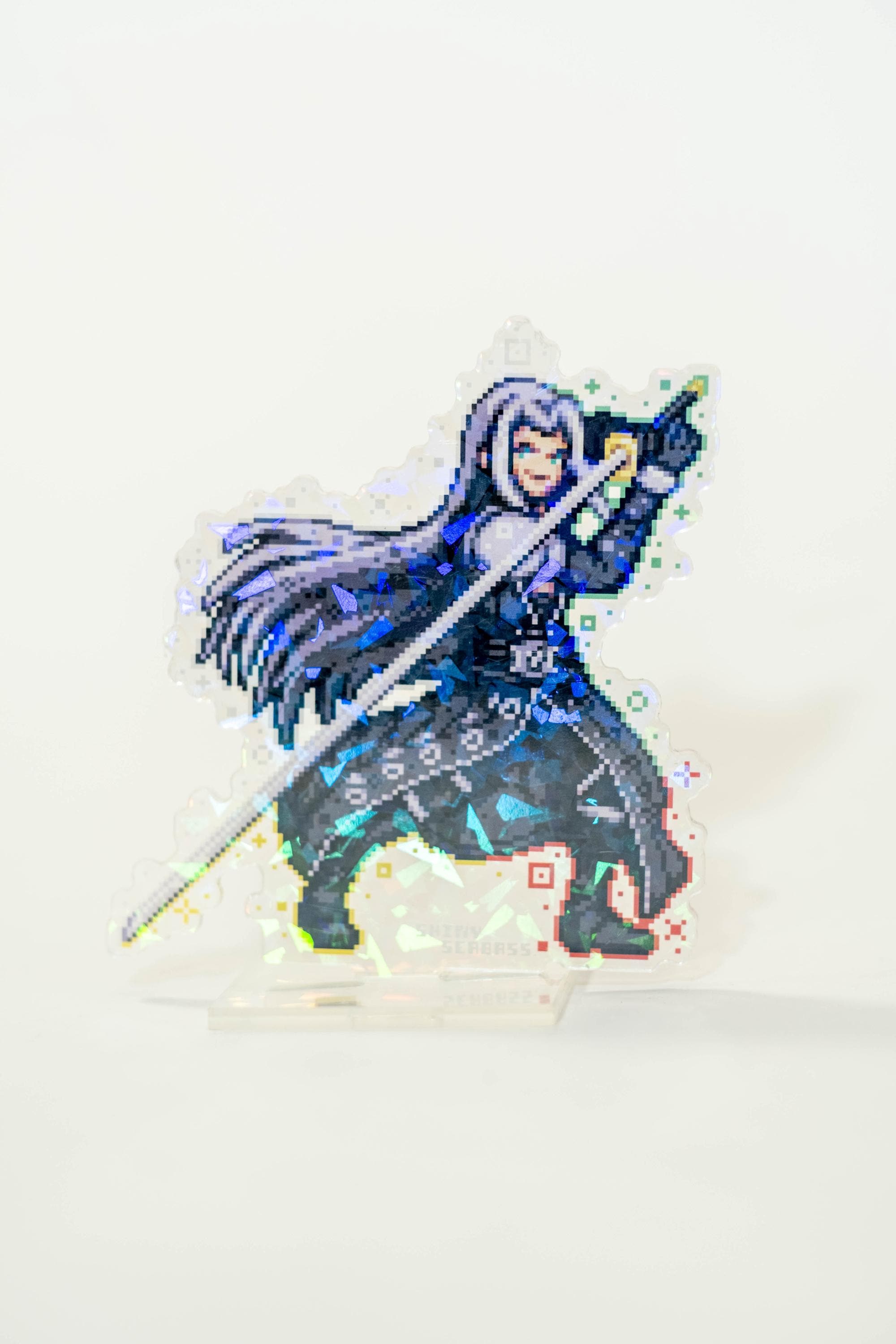 Final Fantasy VII Remake Pixel Art Acrylic Standees| Cloud Strife ...